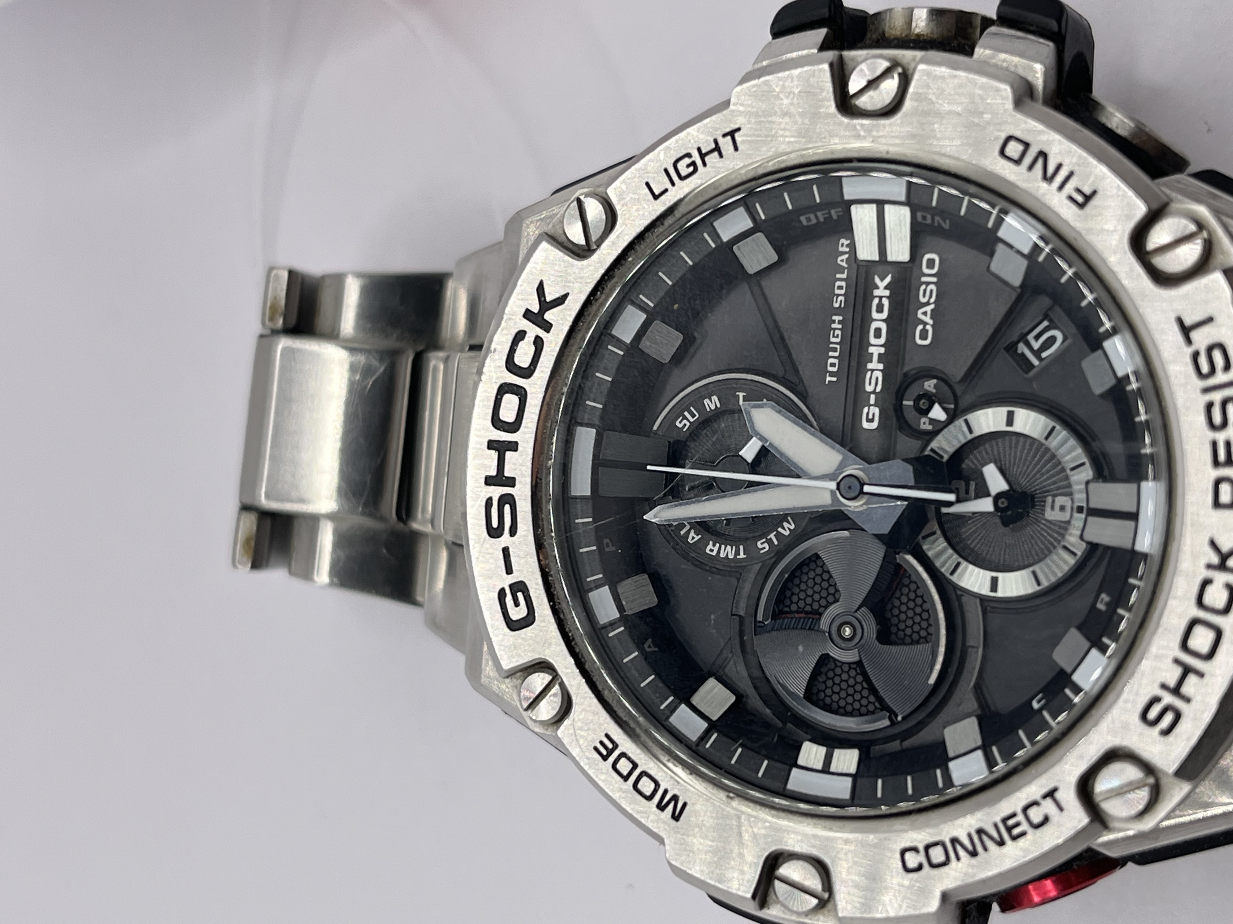 Pre-owned Casio G-Shock G-Steel GST – Tough Solar / Shock Resistant ...